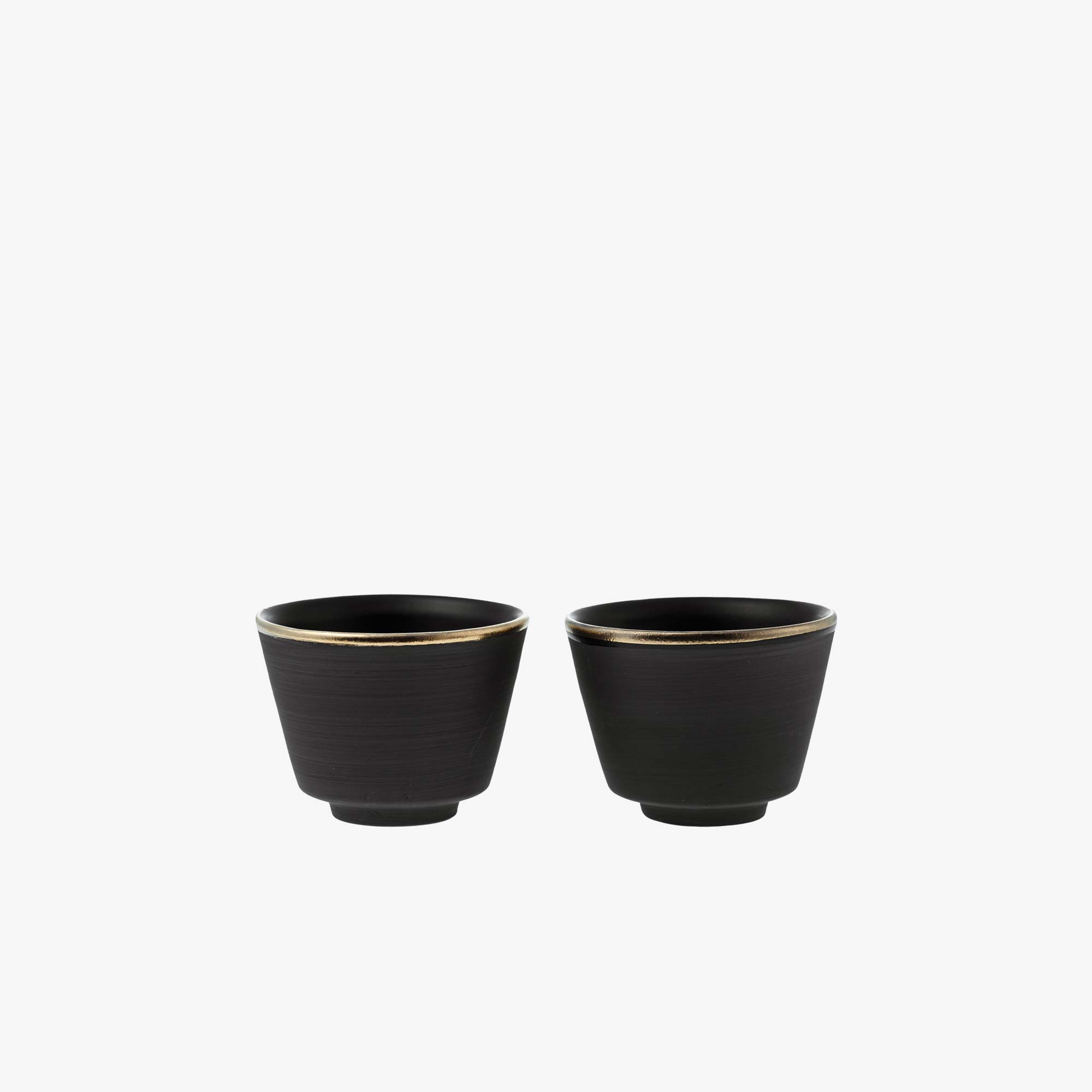 Espresso cup set · Eclipse Gold – VAIDAVA CERAMICS
